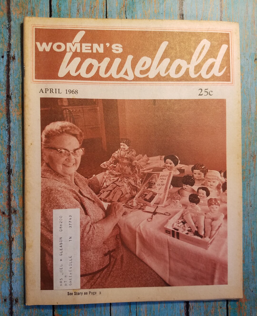 Antique Women's Household Magazine April 1968 - Etsy