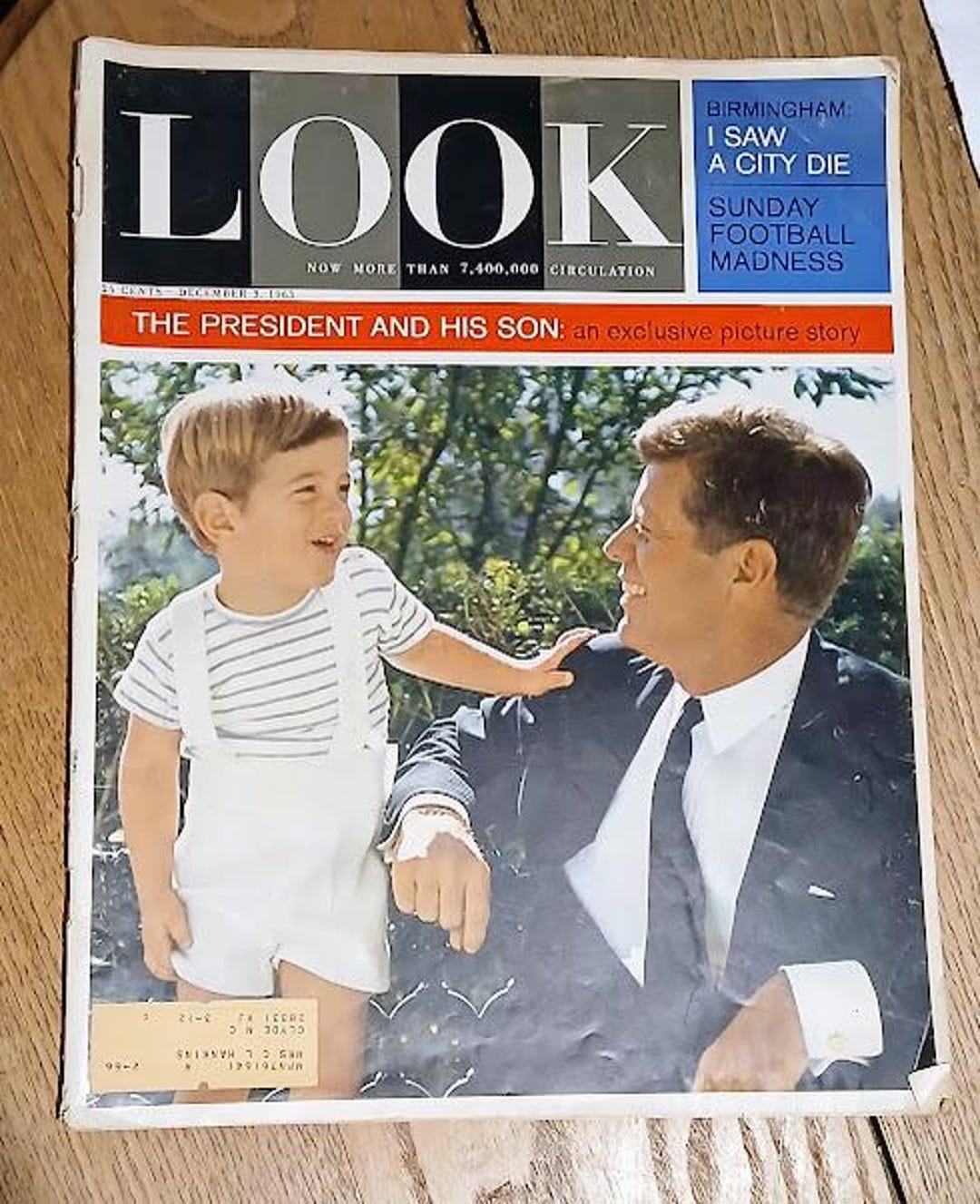 Look Magazine December 3, 1963 the President and His Son - Etsy