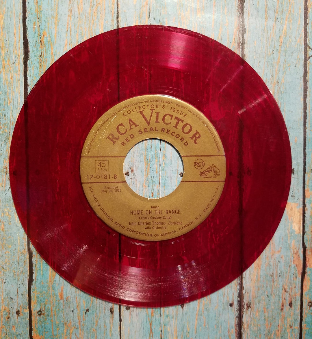 Home on the Range Vinyl 45 Record John Charles Thomas 1931 - Etsy