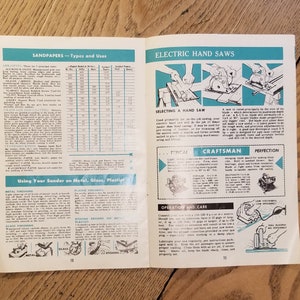 Vintage Craftsman Powered Hand Tool Handbook 1956 - Etsy