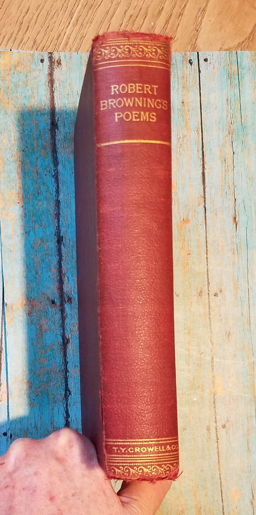 Robert Brownings Poems Hardback Book Thomas Crowell Publisher 1896 - Etsy
