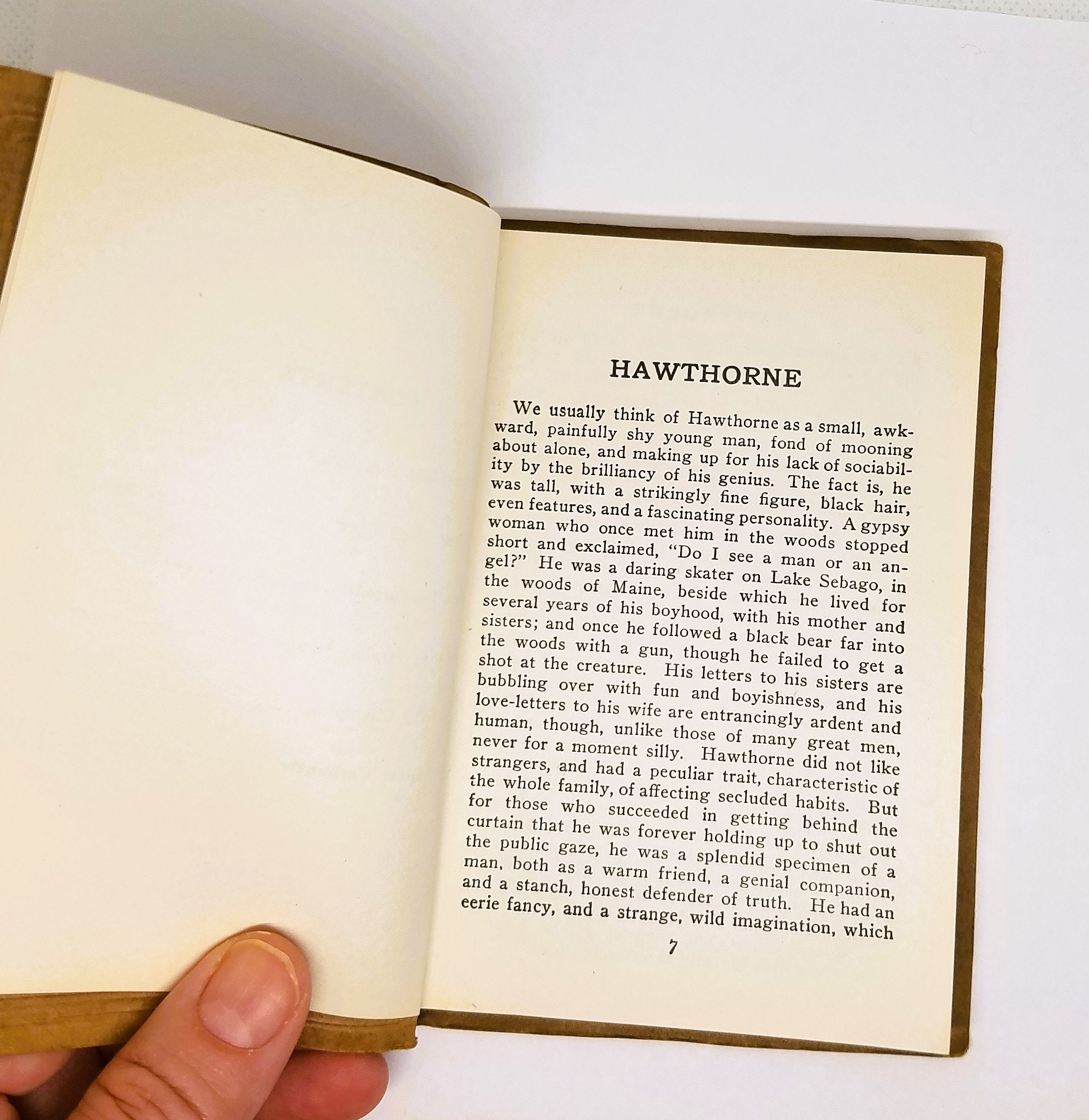 An Evening With Hawthorne Sherwin Cody the Nutshell Library 1927 - Etsy