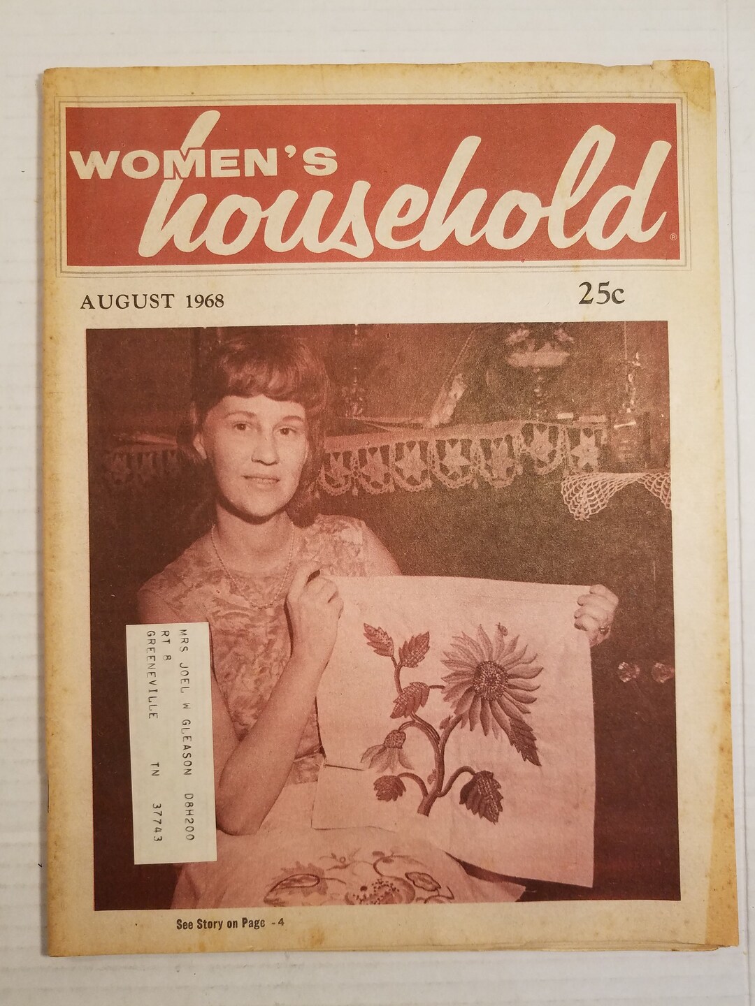 Vintage Magazine Women's Houesehold 1968 August - Etsy