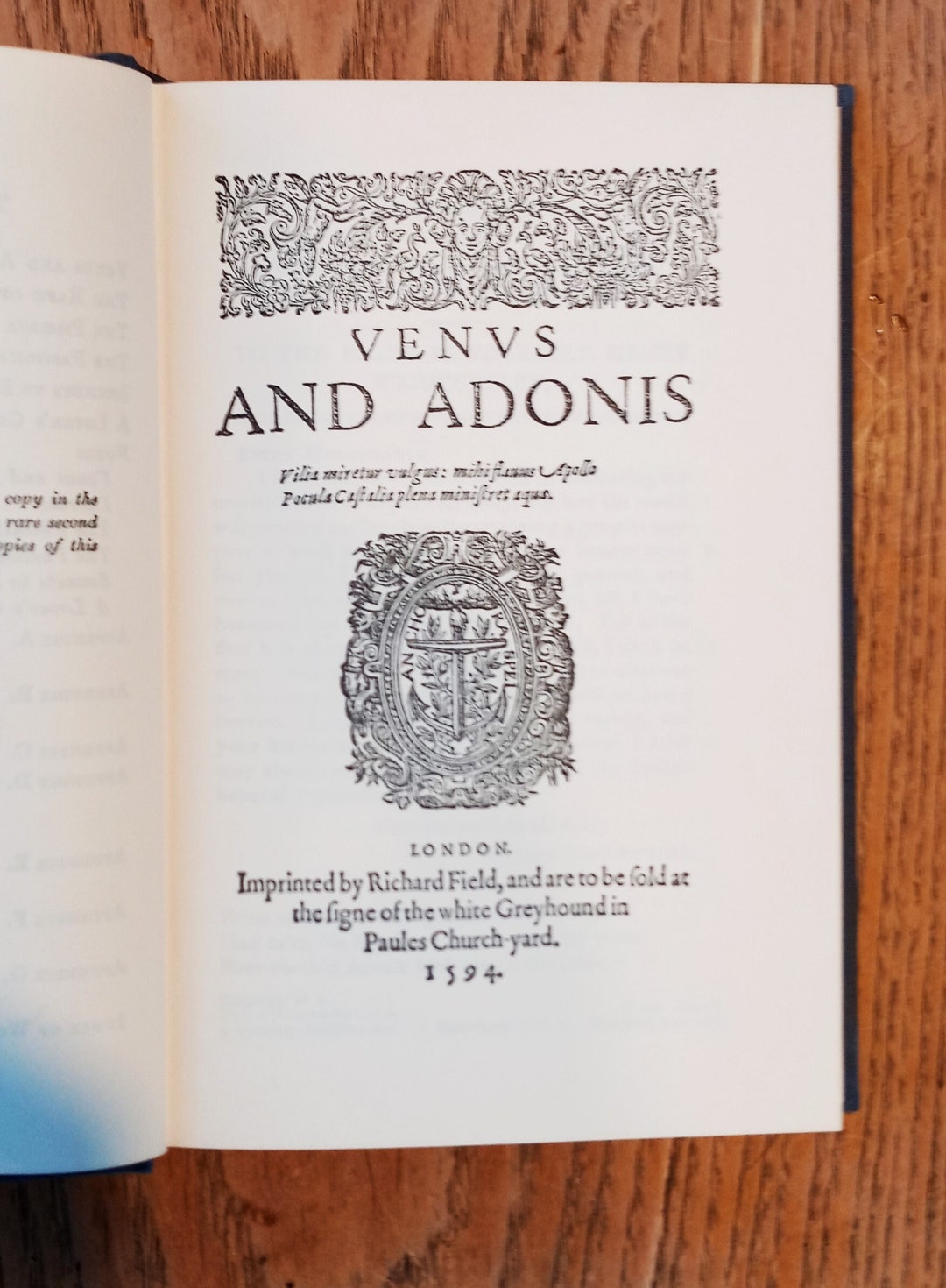 Venus and Adonis Lucrece and the Minor Poems Hardback Book 1927 - Etsy