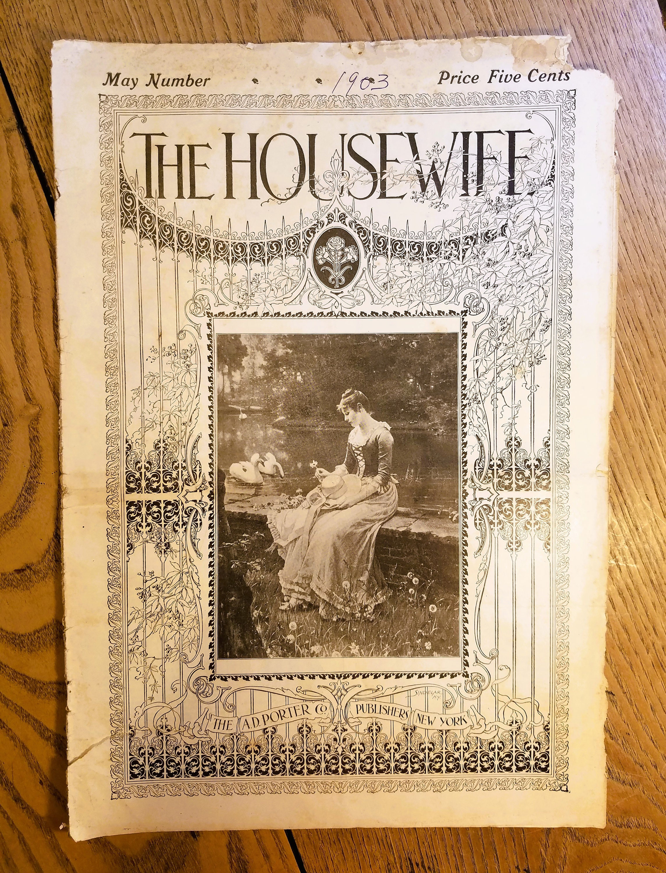 Vintage Magazine the Housewife 1903 May - Etsy