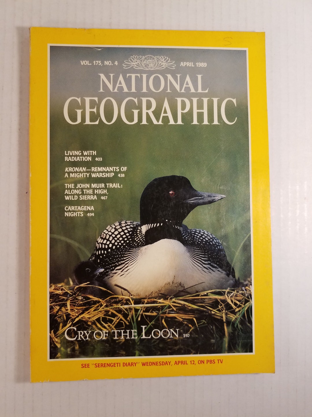 National Geographic Magazine 1989 Cry of the Loon - Etsy