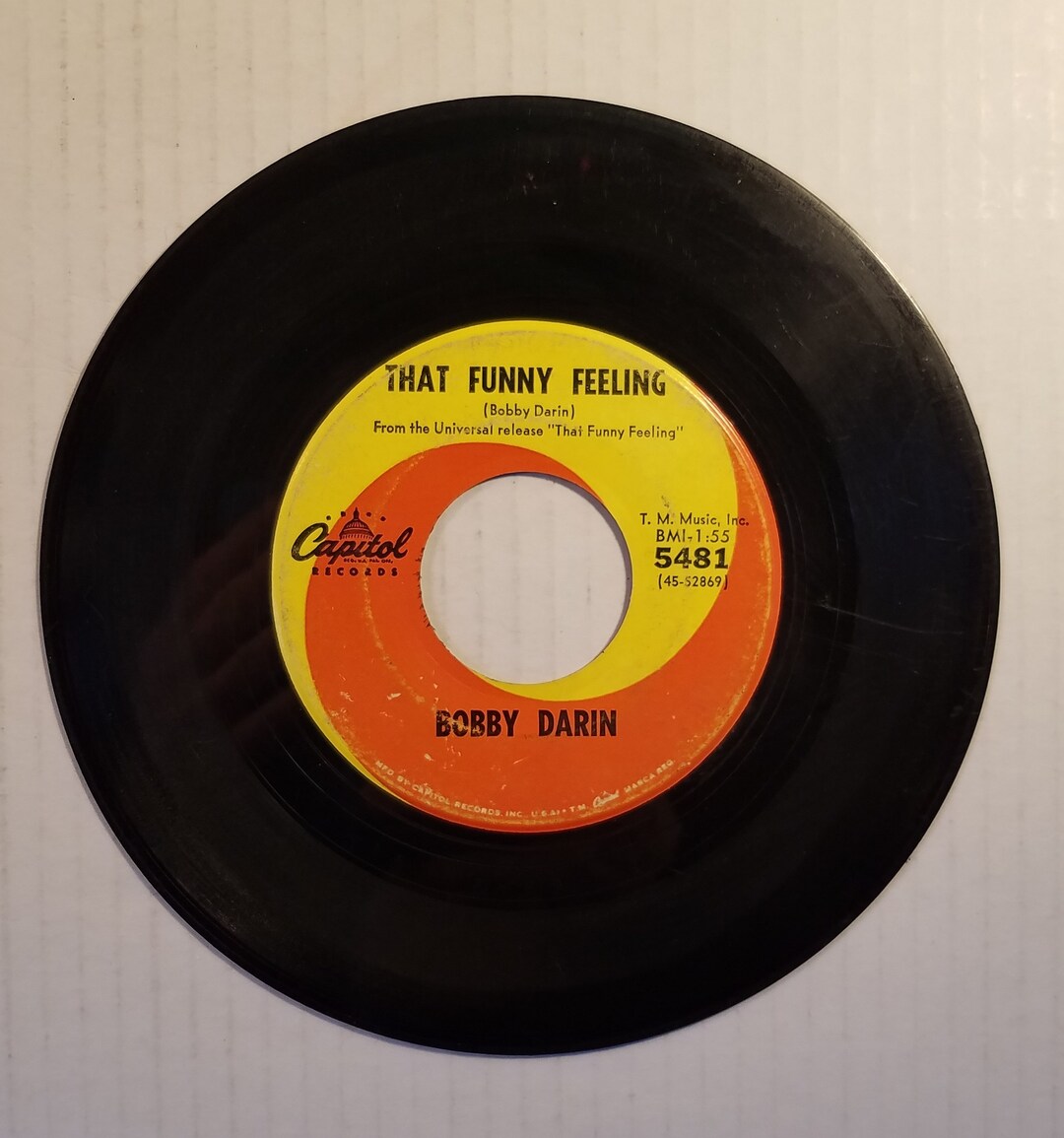 Bobby Darin That Funny Feeling Vinyl 45 Record 1965 - Etsy