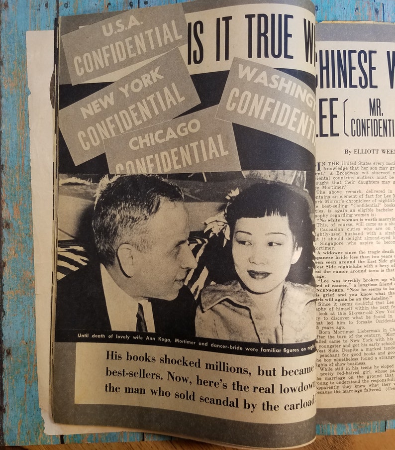 Vintage Uncensored Magazine - June - Lowdown on What's What Behind the ...