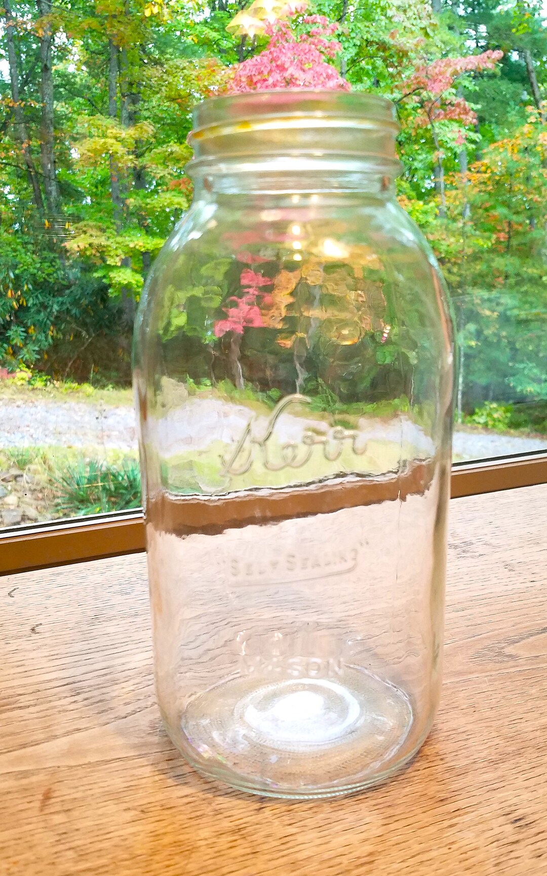 Vintage Kerr Self Sealing Mason Jar Clear - Etsy