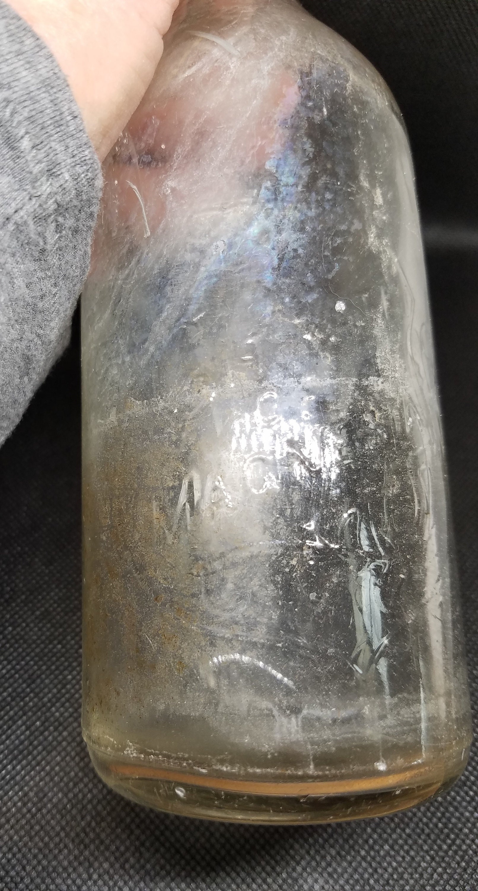 Antique Citrate of Magnesia Glass Bottle Clear - Etsy