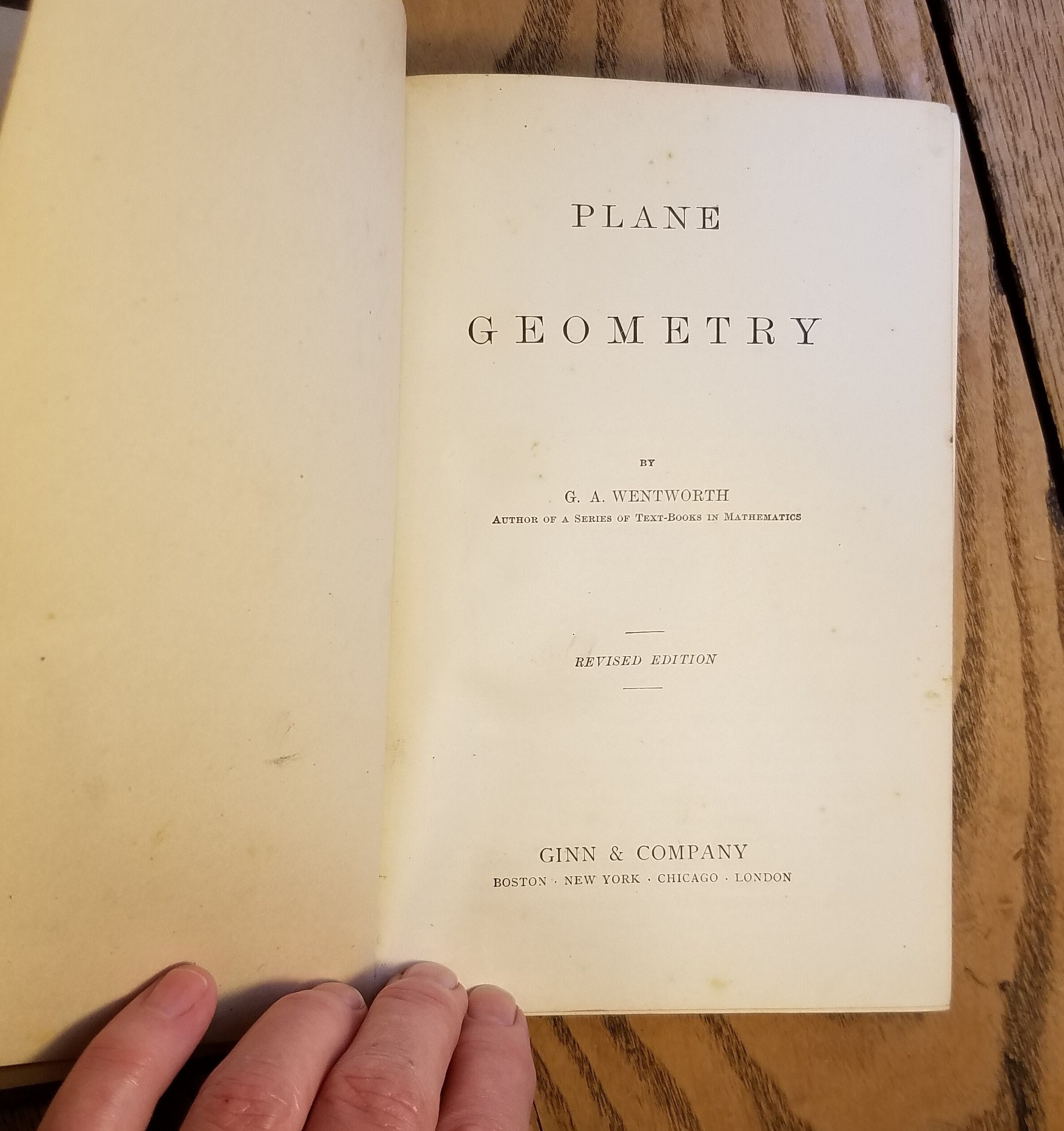 Plane Geometry Book
