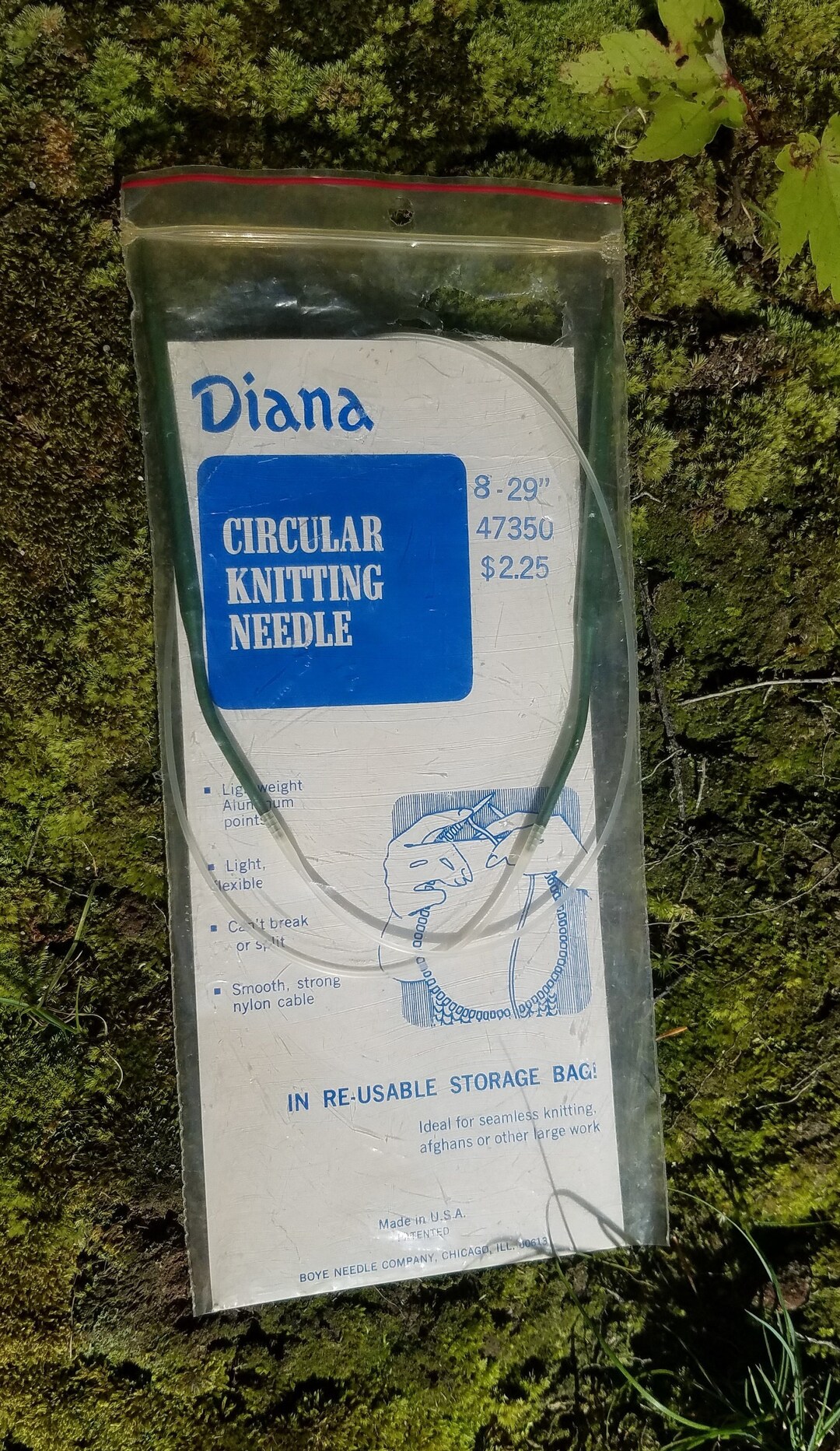 Antique Diana Circular Metal Knitting Needle - Etsy
