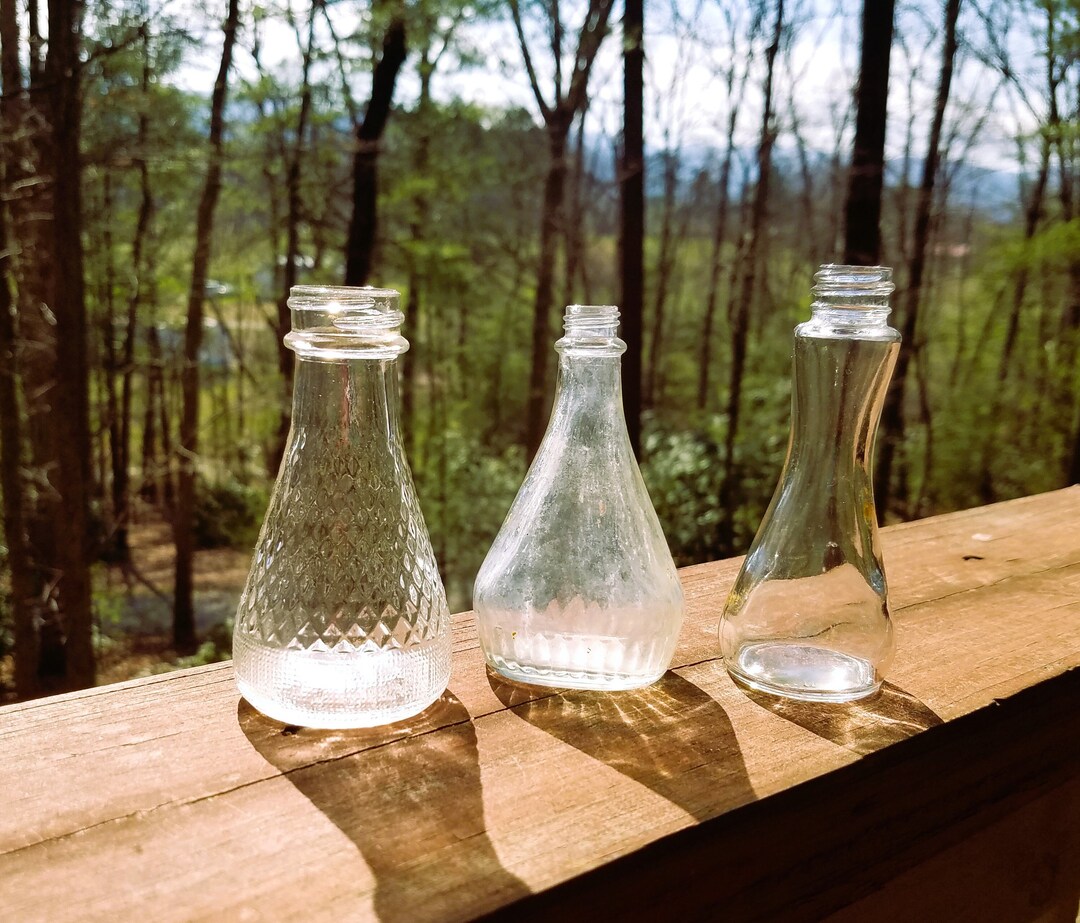 Antique Glass Bottles Esquire Scuff-kote Miniature - Etsy