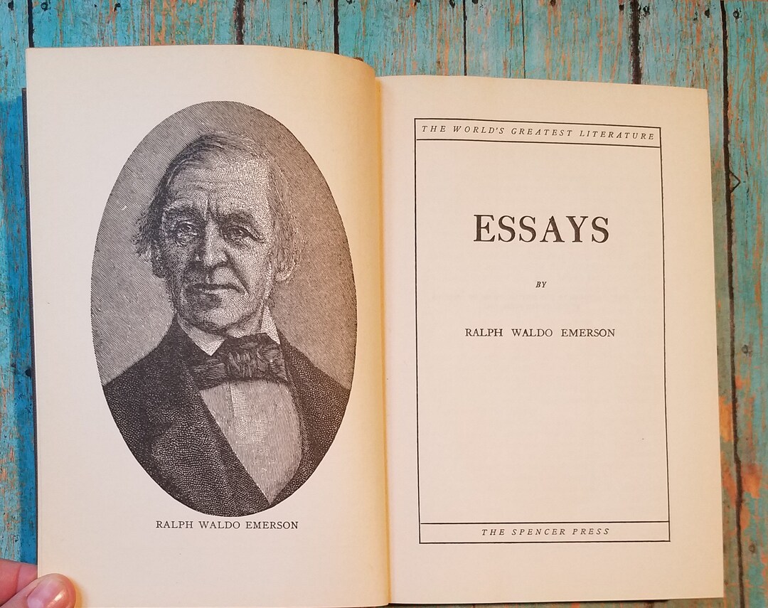 Ralph Waldo Emerson Emerson's Essays Hardback Book the Spencer Press ...