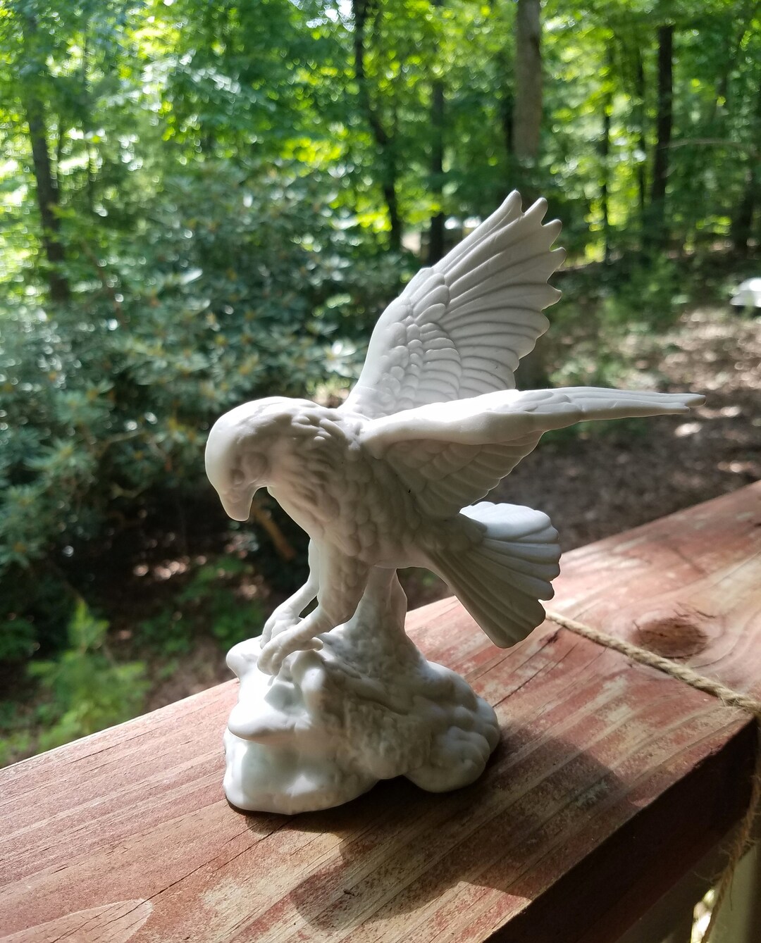 Aldon Accessories LTD Eagle White Porcelain 1973 - Etsy