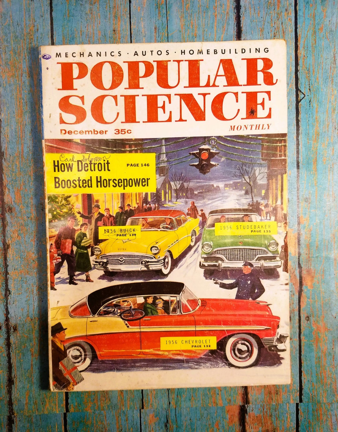 Vintage Popular Science Magazine for Men- December 1955 - Etsy