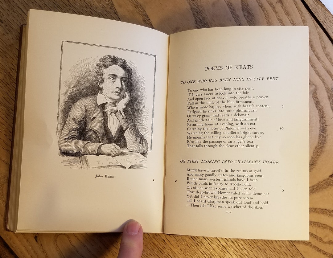 Poems by Wordsworth Coleridge Shelley Keats Hardback Book 1911 - Etsy