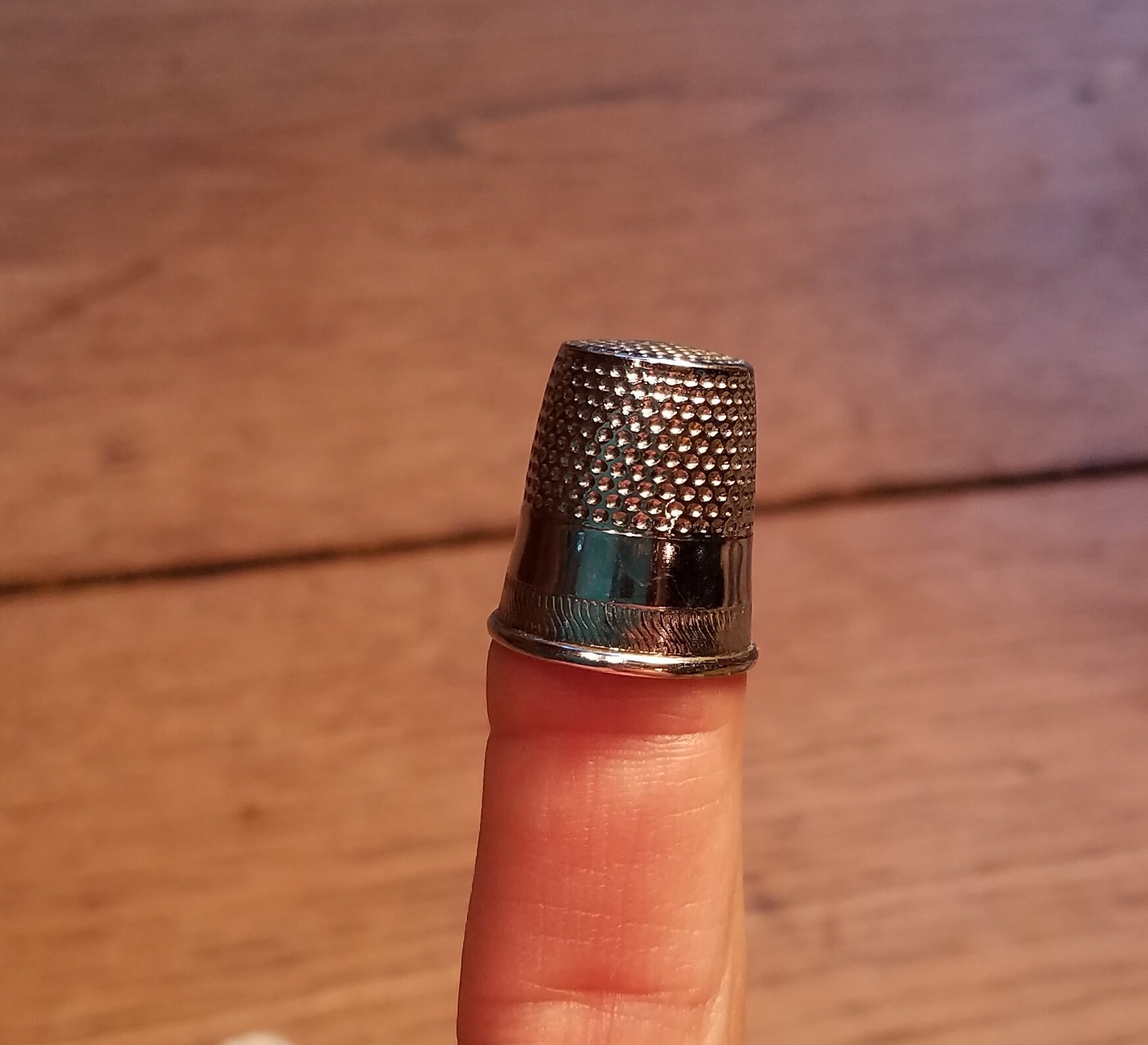 Antique Thimbles Metal Handmade Knit - Etsy