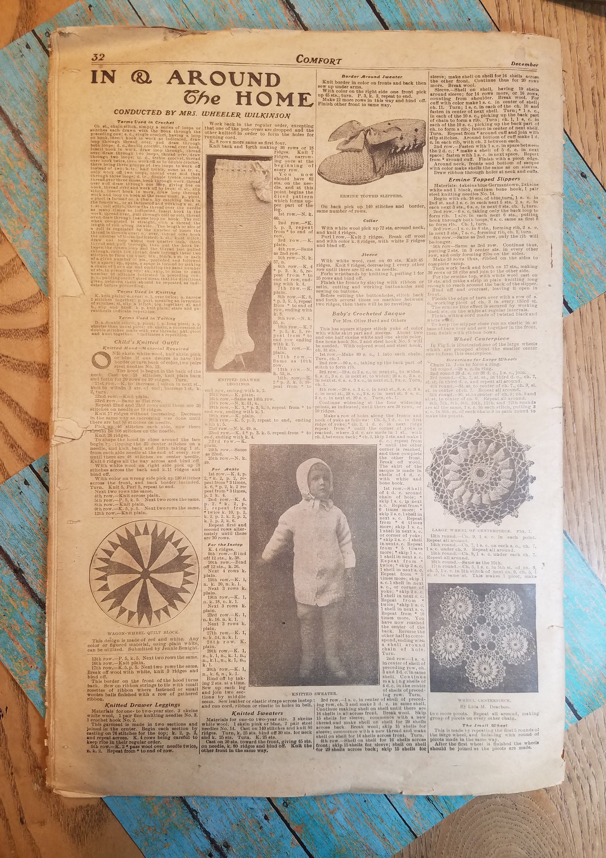 Antique Magazine Comfort December 1914 - Etsy