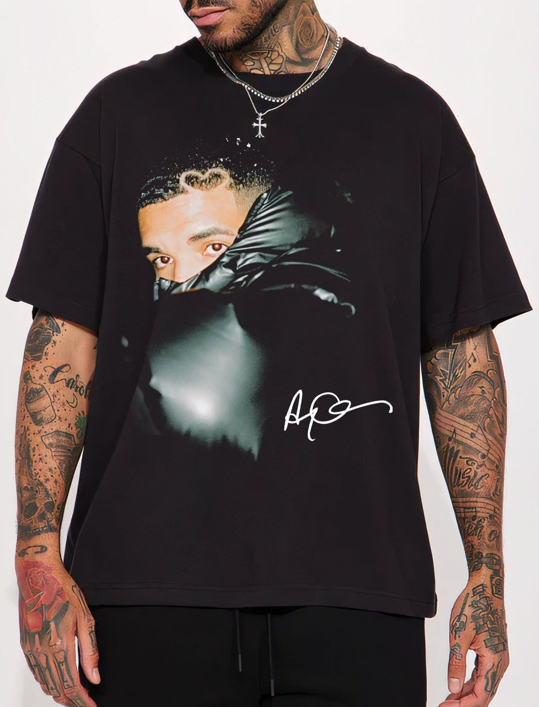 Drake T-shirt Rap Merch Graphic Tee for All the Dogs Rare Hip Hop ...