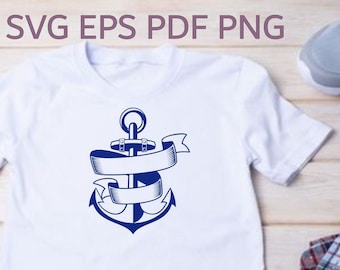 Anchor Svg Nautical Svg Split Anchor Svg Sea Svg Anchor Cut File Anchor ...