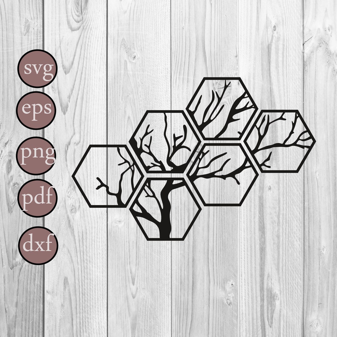 Tree Wall Art Decor, Svg Dxf EPS Svg and PDF Files, Plasma Cut File ...
