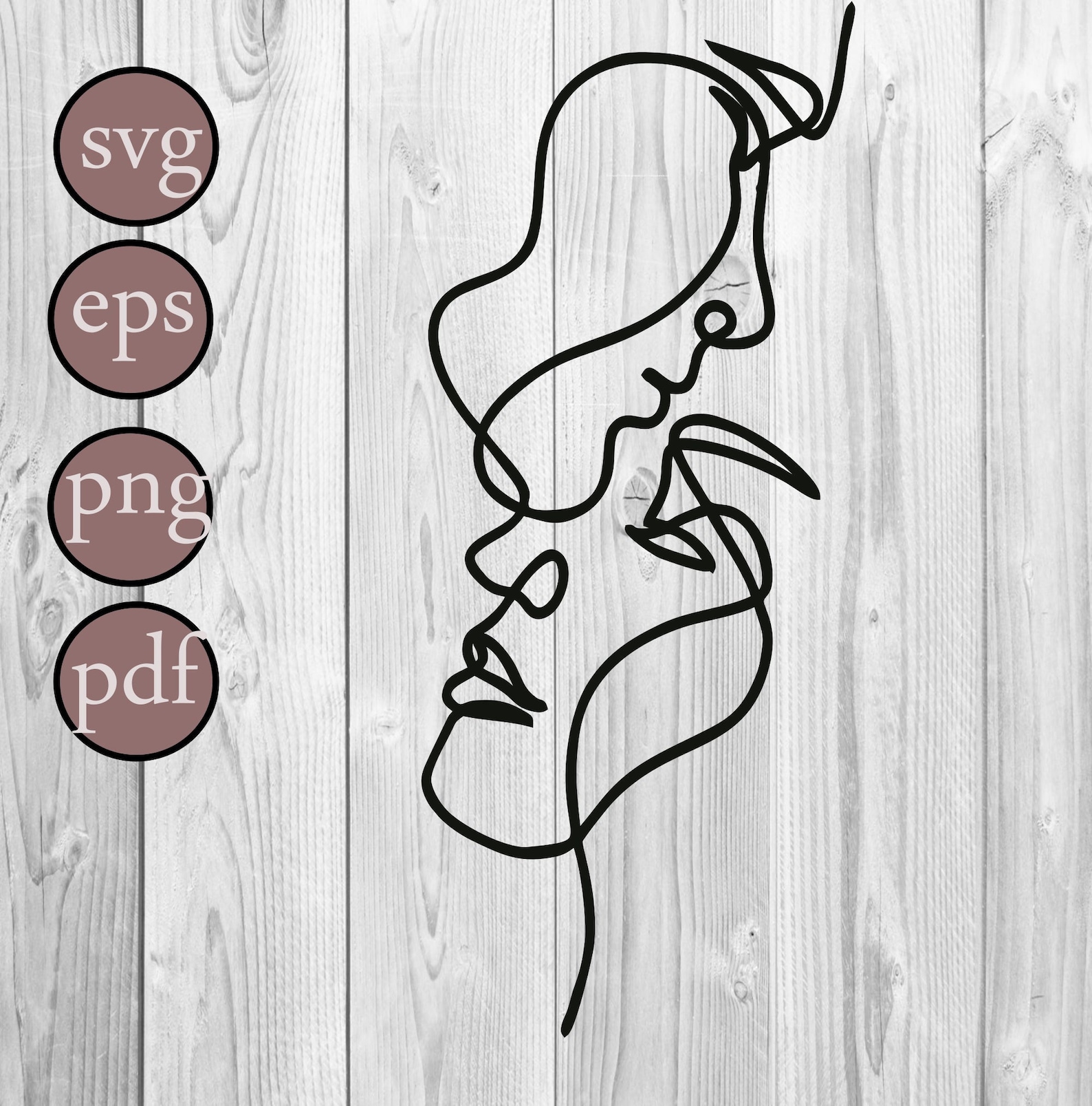 Woman Face Svg, Men Face Svg, Lips Svg, Women Svg Silhoutte Svg /mr and ...