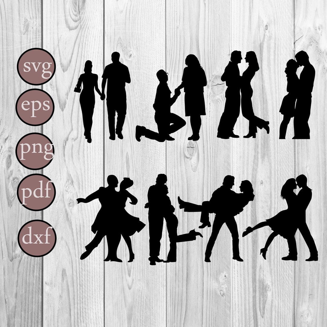 Love Couple Man Woman Kiss Loving Gaze Romance Romantic Symbol ...