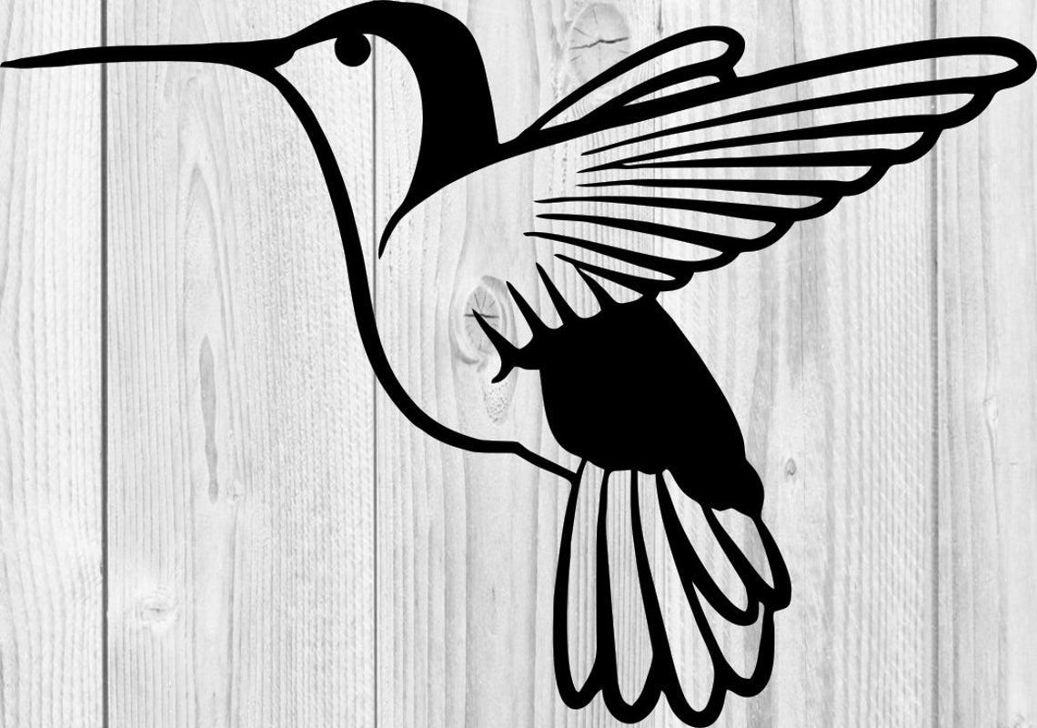 Hummingbird SVG File, Hummingbird Svg, Bird Cut File, Garden Vector ...