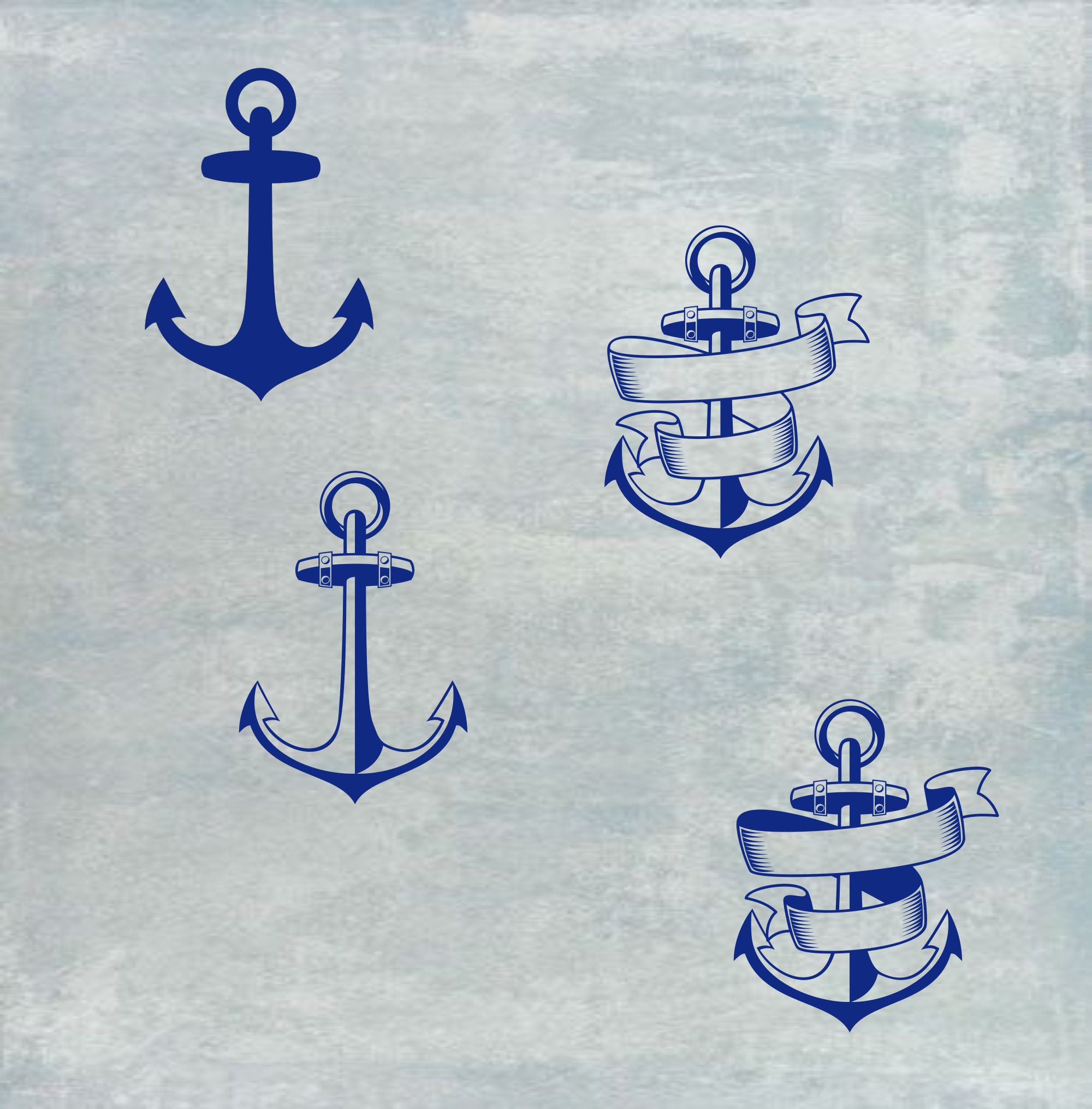 Anchor Svg Nautical Svg Split Anchor Svg Sea Svg Anchor Cut File Anchor ...
