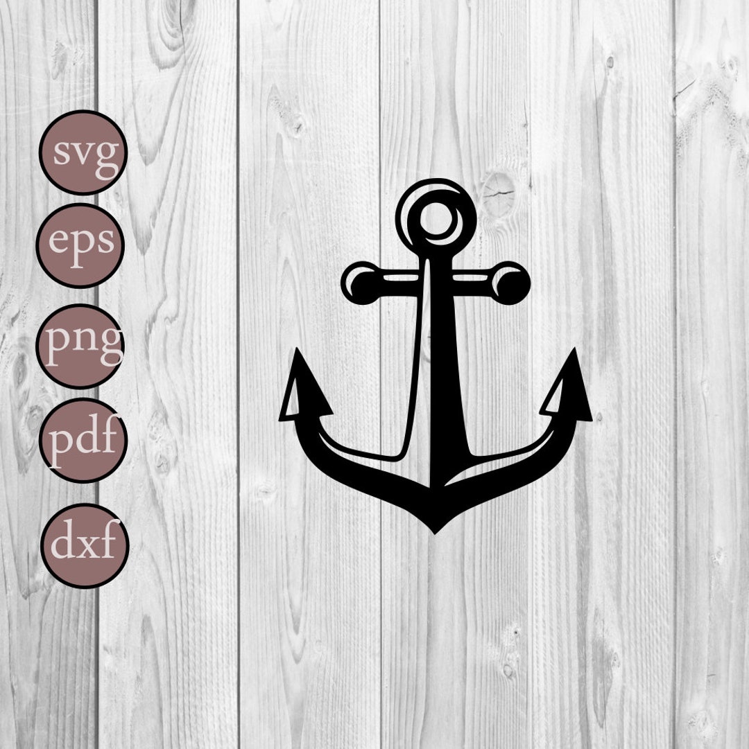 Anchor Svg Nautical Svg Split Anchor Svg Sea Svg Anchor Cut File Anchor ...