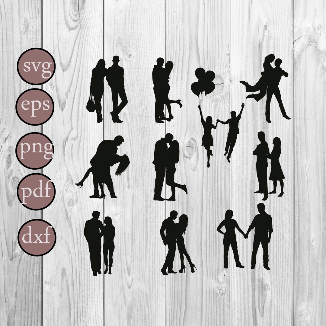 Couples Love,kiss Loving Gaze Romance Romantic Symbol Valentine Card ...