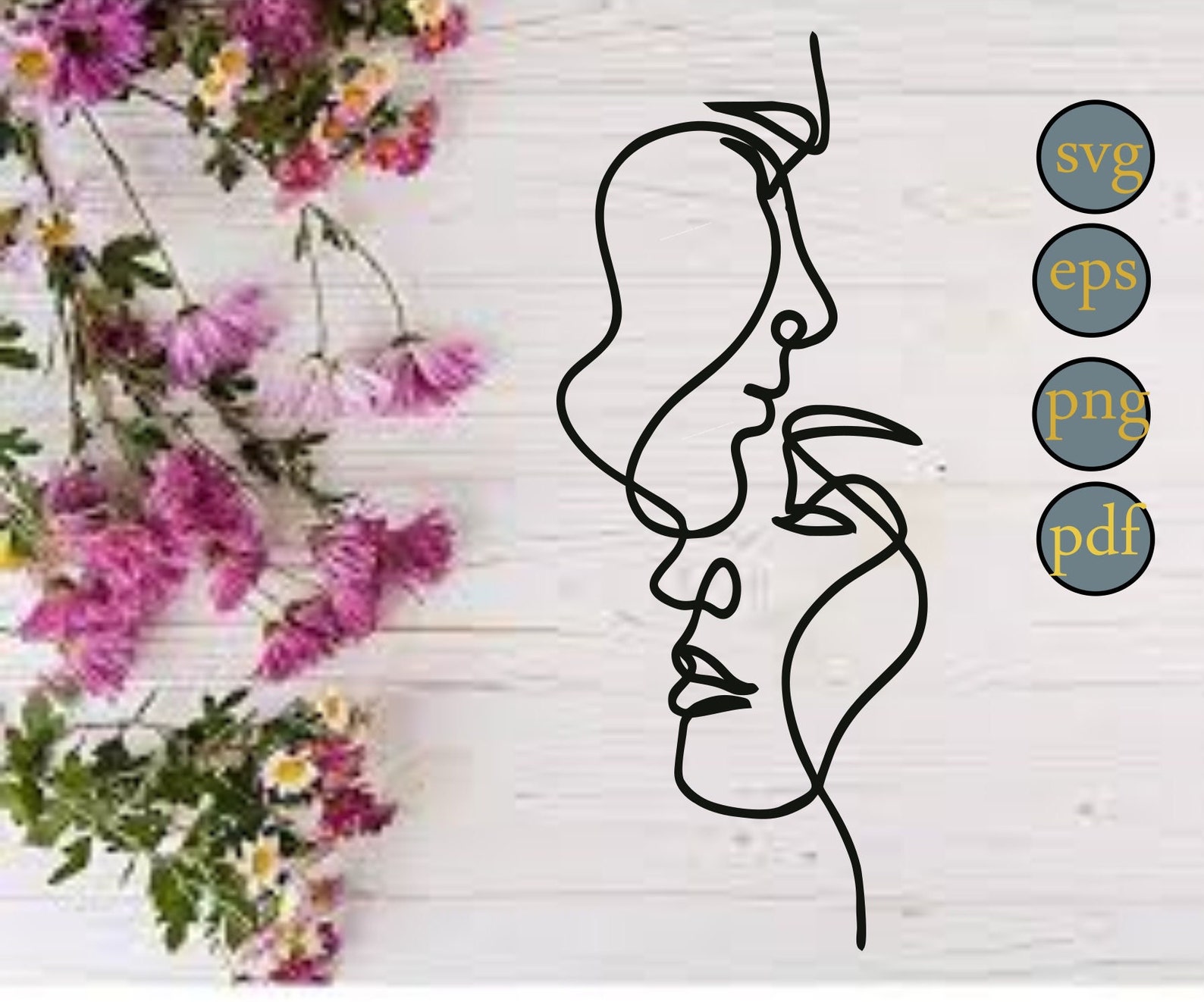 Woman Face Svg, Men Face Svg, Lips Svg, Women Svg Silhoutte Svg /mr and ...