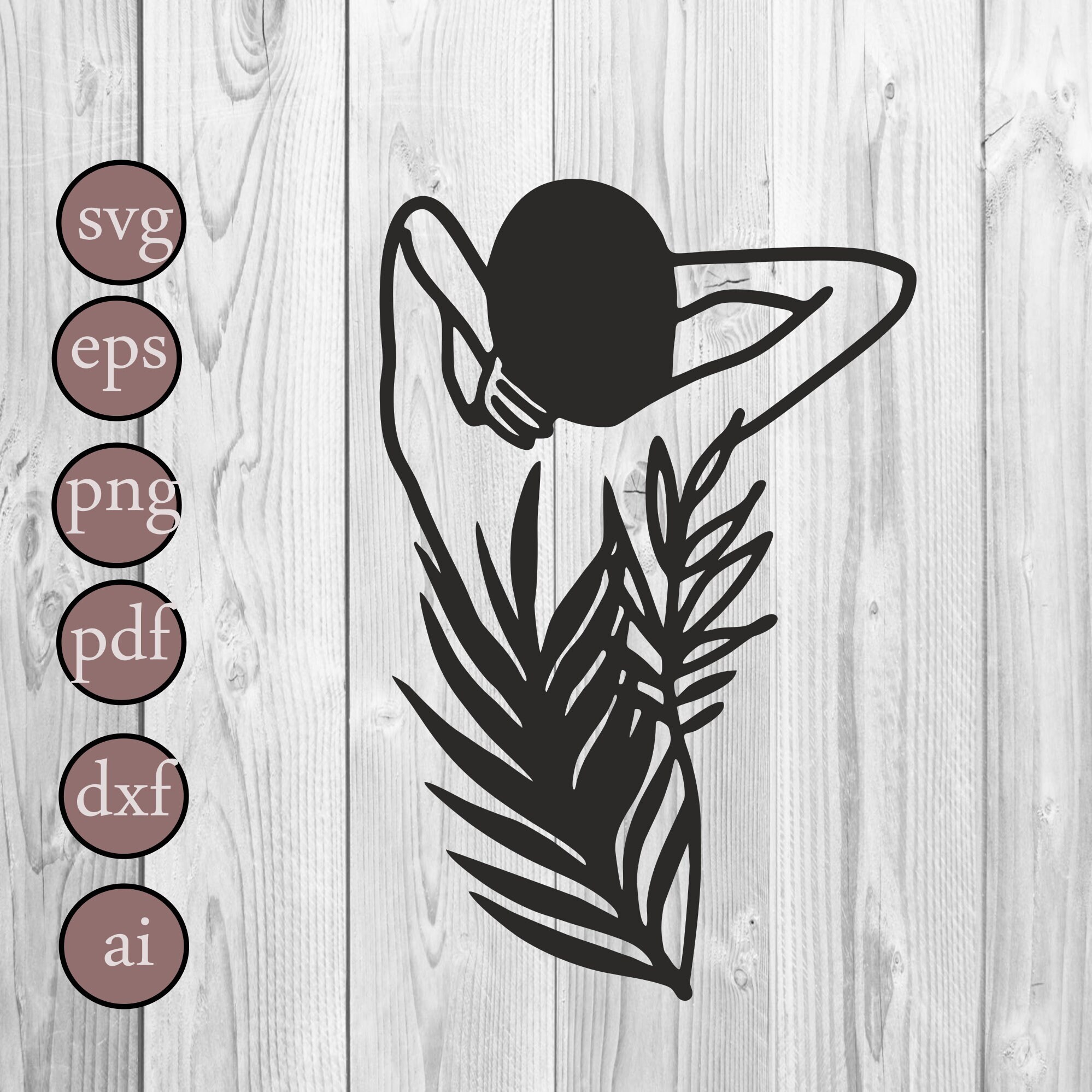 Woman Soul Svg Woman Svg Png Eps Dxf |pretty Woman Eps, Svg Png Floral ...
