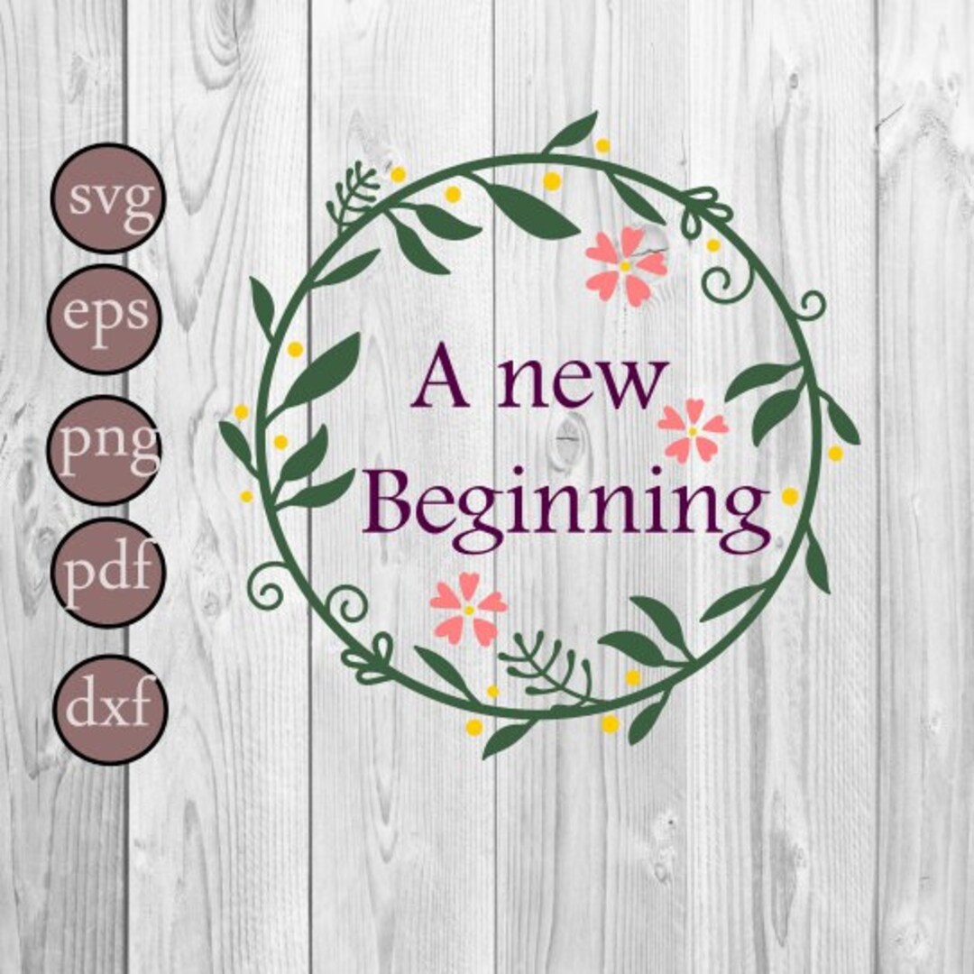 New Beginning Svg, New Home Svg, Svg Files for Cricut, Sublimation ...