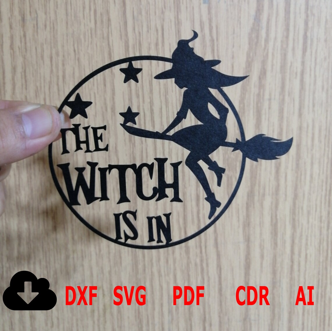 Witch Flying Silhouette Clipart SVG, Witch SVG, Wicked Witch Clipart ...