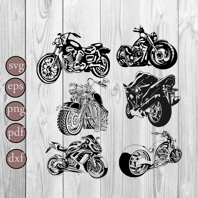 Svg Motorcycle - Etsy