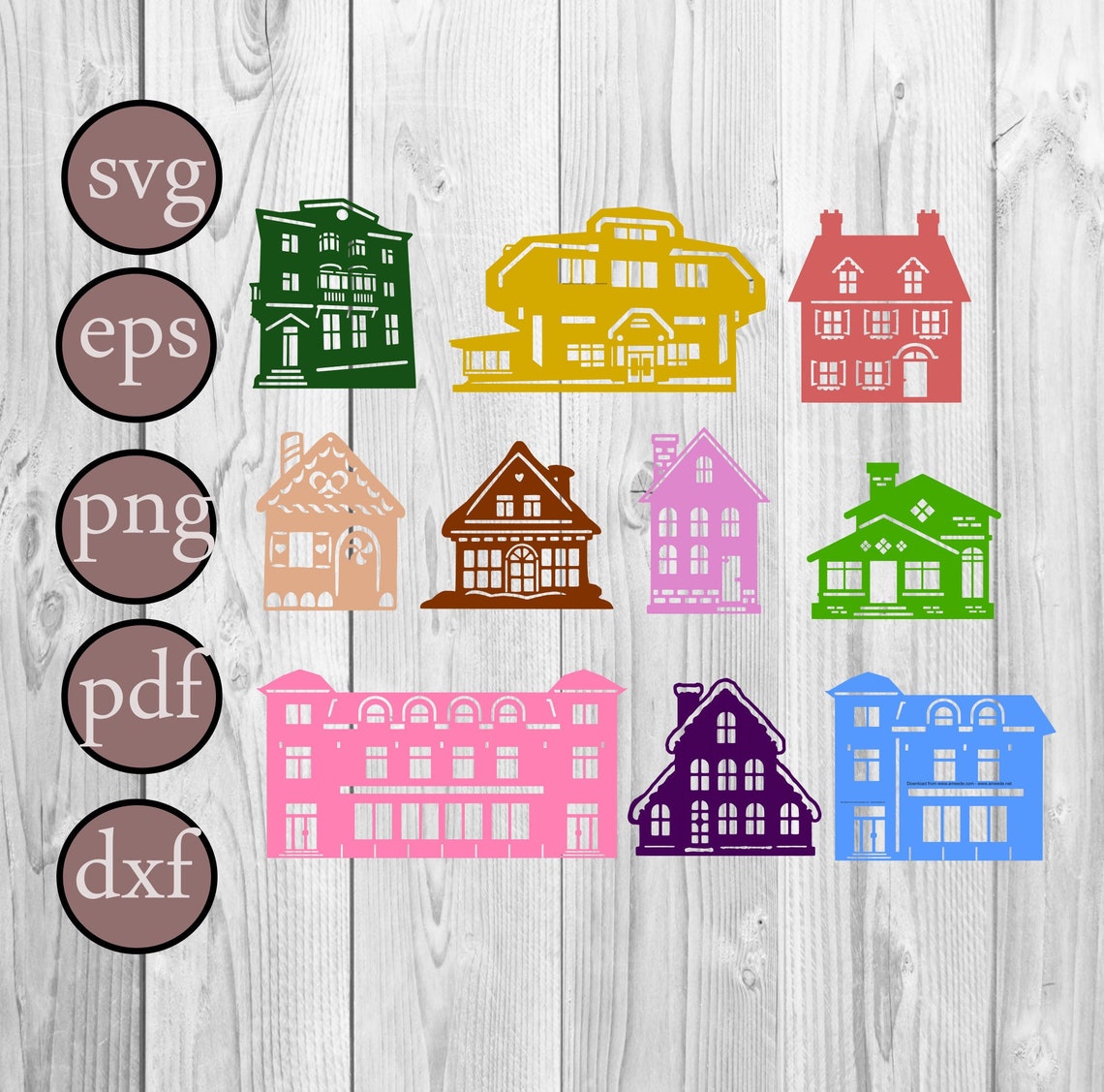 House Svg, House Outline Svg, House Png, Home Svg, House Clipart, Eps ...