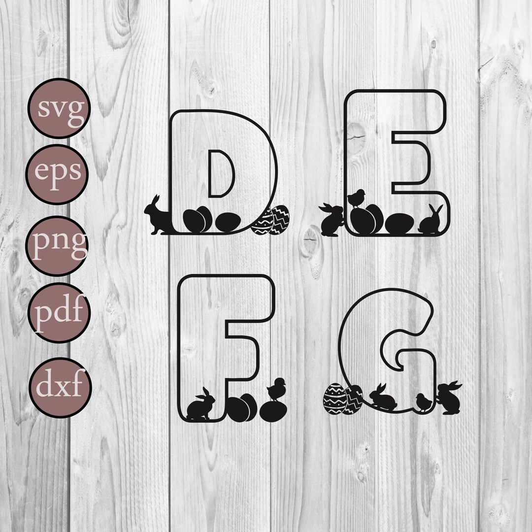 Easter Bunny Alphabet | Mini Egg Holders | Easter Gift | Easter Bunny ...