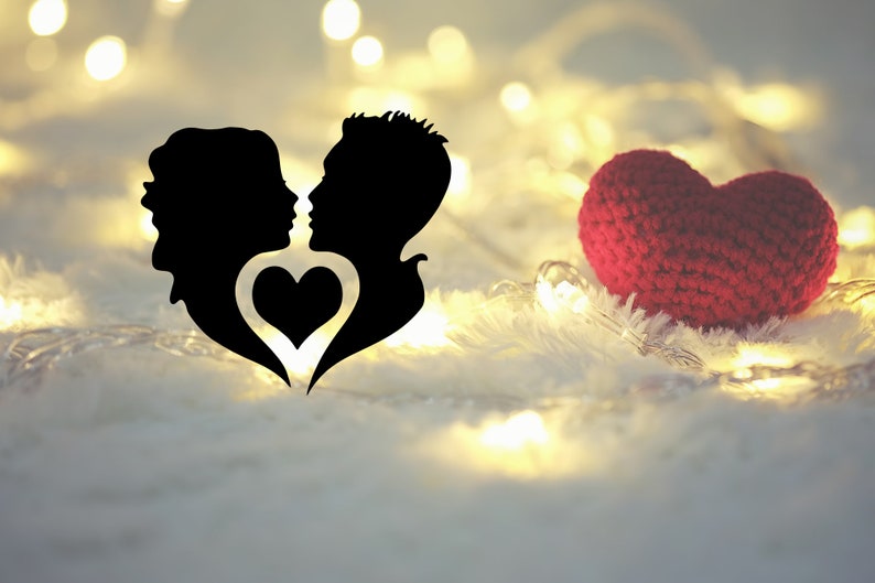 Love Couple SVG, Love Svg Love Heart Print SVG Files, Dxf File, Cricut ...