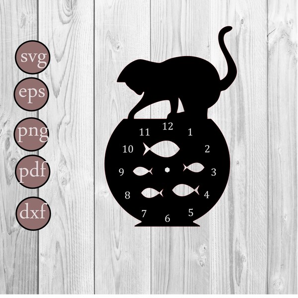 Fish Clock - Etsy