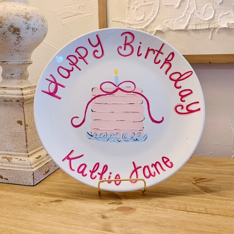 Birthday Plate - Etsy