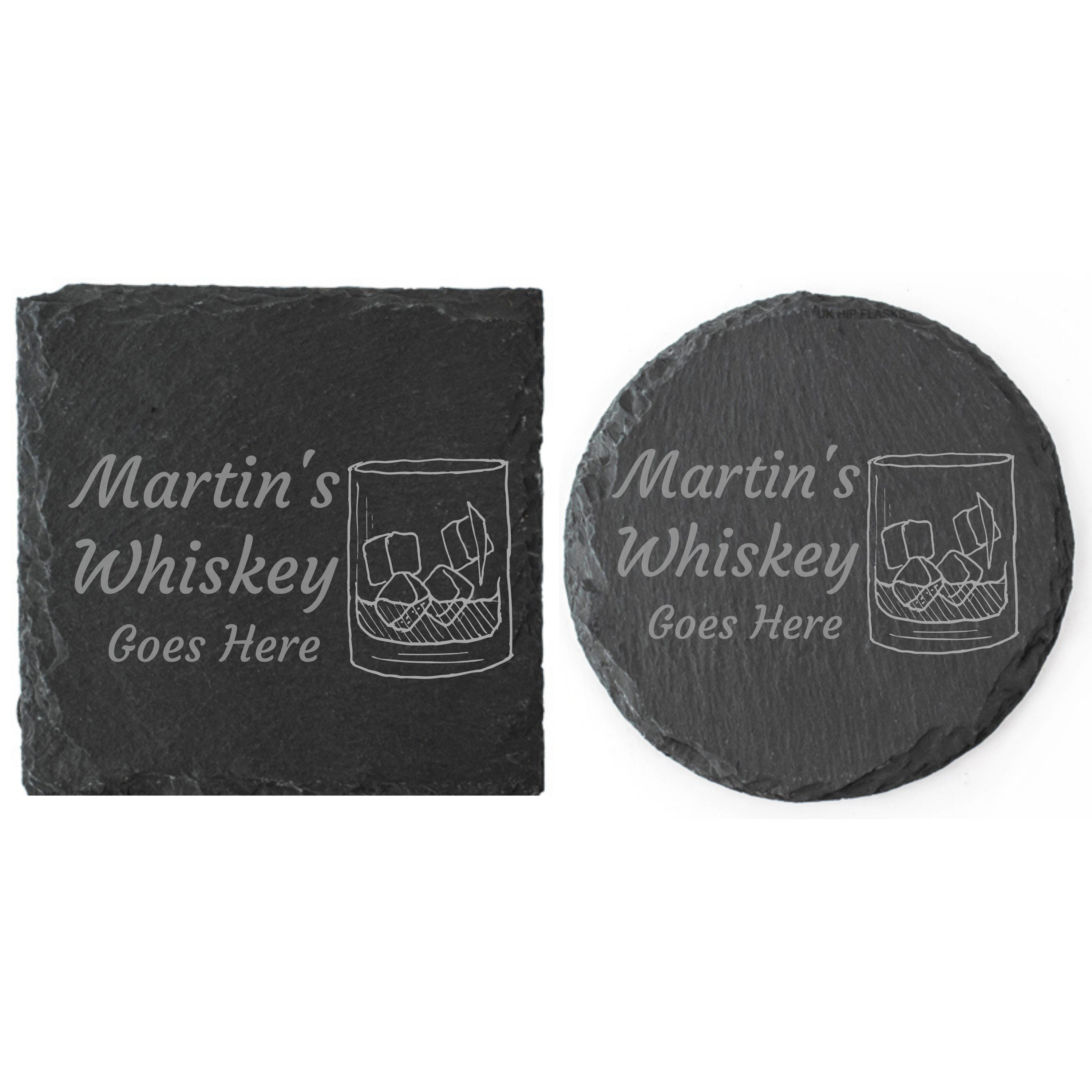Slate Coaster Personalised Your Drink Here Tea Coffee Gin - Etsy UK