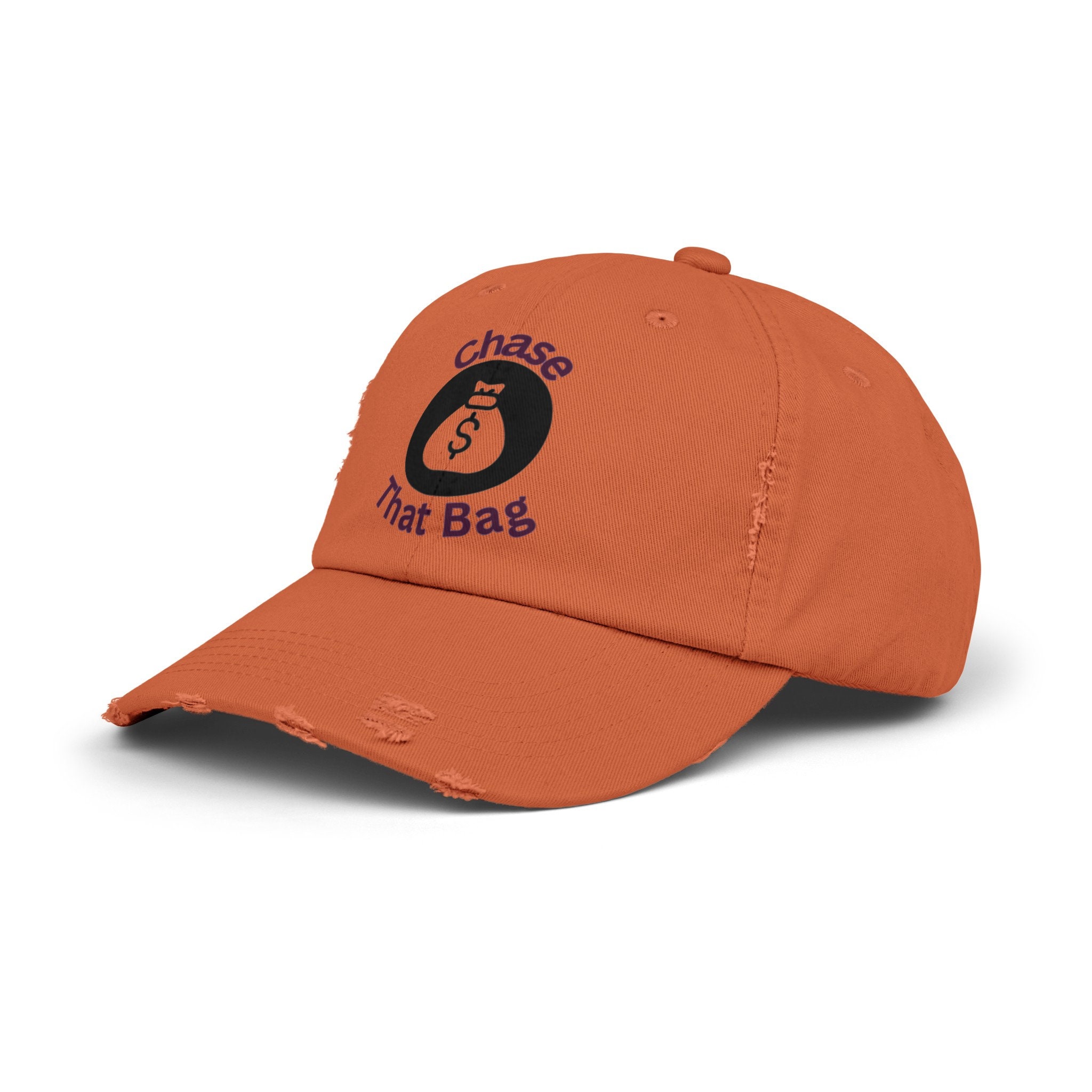 Unisex ( Chase That Money ) Distressed Cap - Etsy