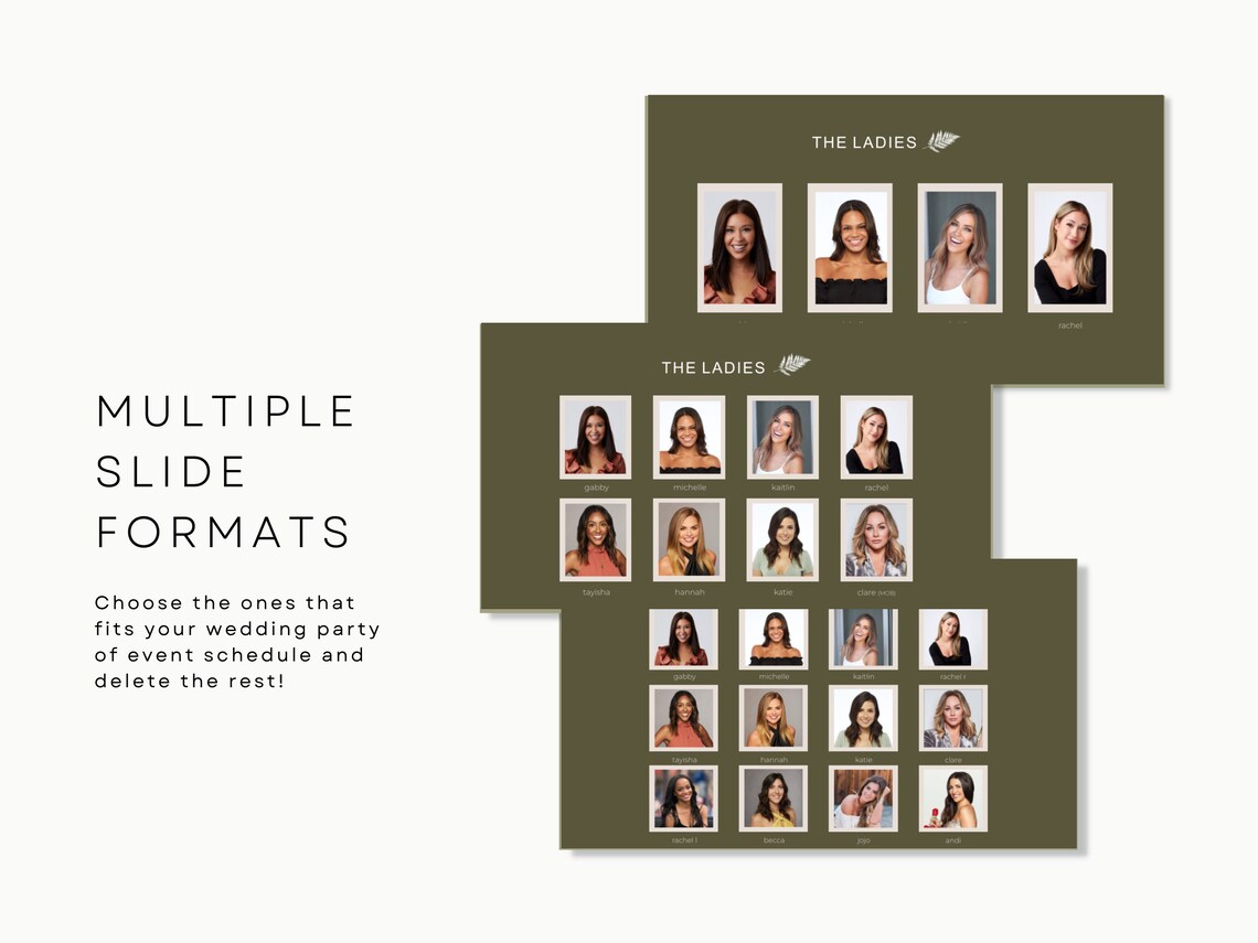 RACHEL Wedding Template 20-slide Wedding Planning Digital - Etsy