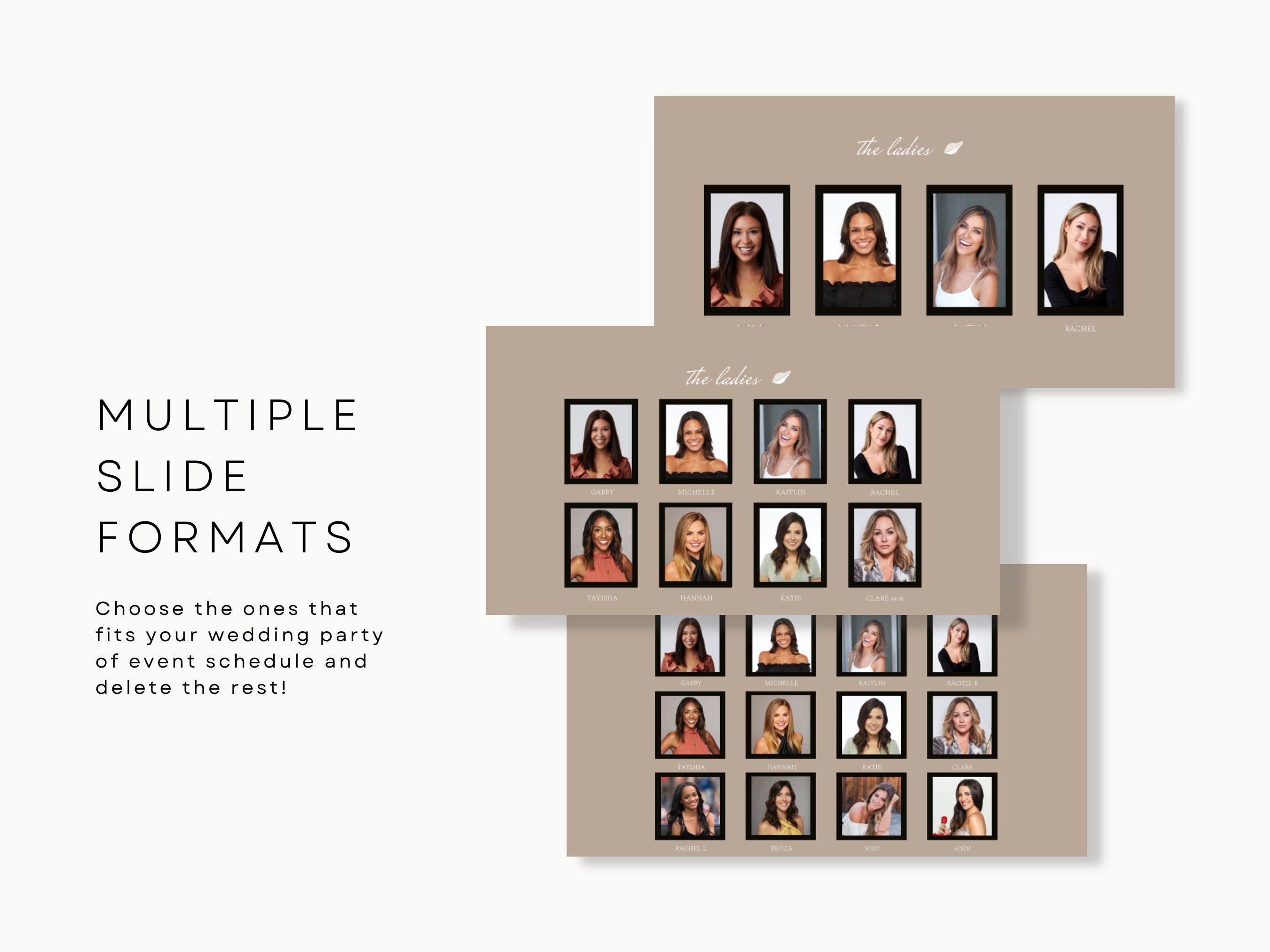 EMILY Wedding Template --- 20-slide Wedding Planning Digital Download ...
