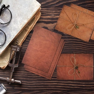 Vintage Envelope Letter Packs, Antique Style Blank Letter With Hemp ...