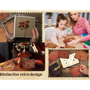 Vintage Envelope Letter Packs, Antique Style Blank Letter With Hemp ...