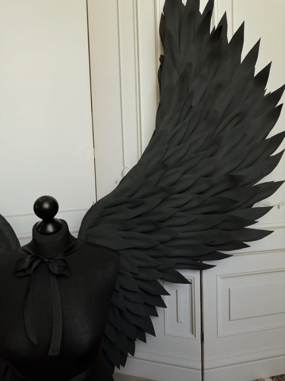Black Matte Wings, Angel Wings, Halloween Wings, Victoria's Secret ...