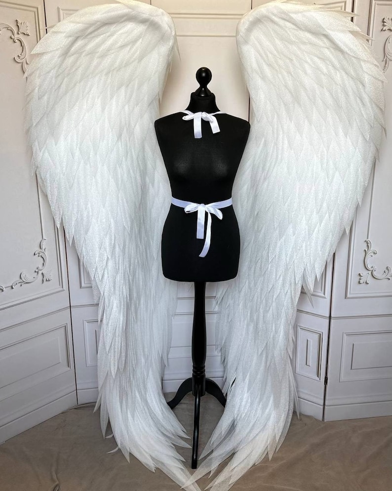 Cosplay Wings Unisex Black Angel Wings For Kids And Adults, Feather ...